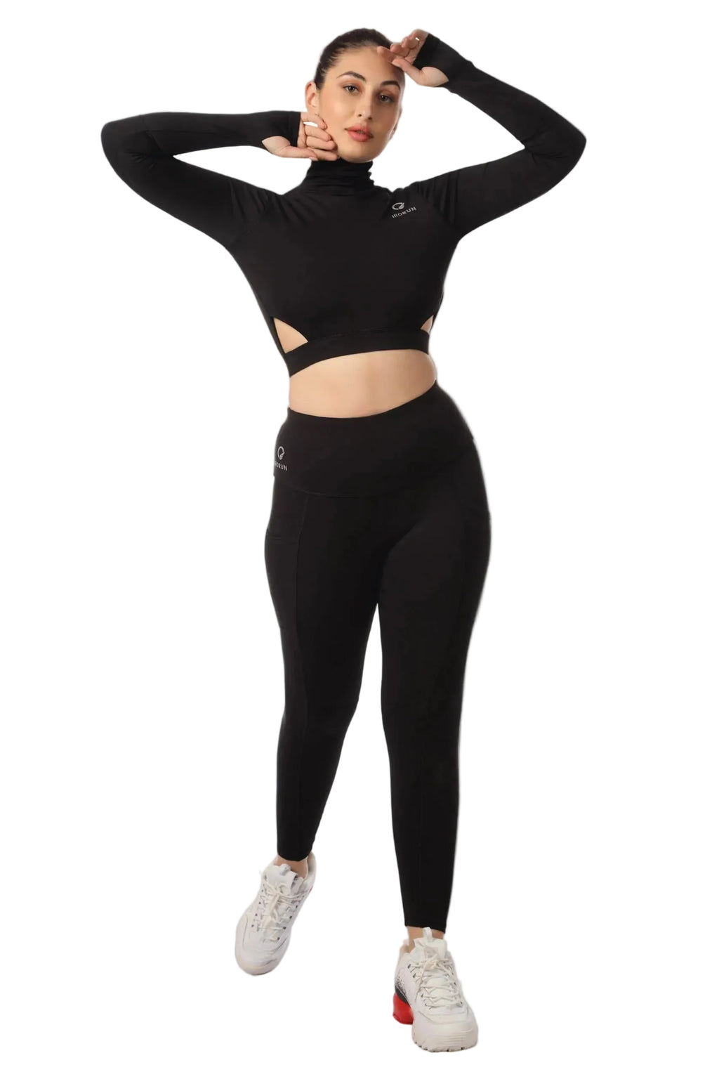 Open Back Turtleneck Co-Ord Set